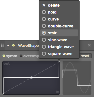 help mixer effects waveshaper · gridsound/daw Wiki · GitHub